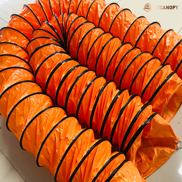 PVC Flexible Industrial Portable Ventilation Ducting Vent Tube For Mine ...