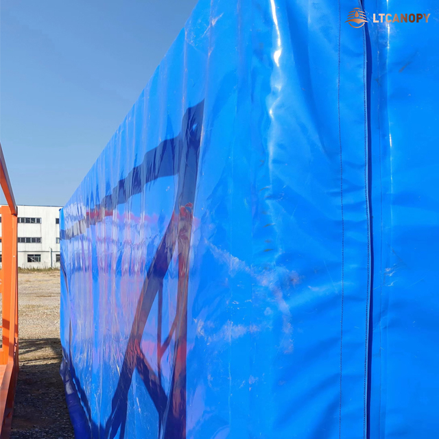 PVC Fabric Coated Tarpaulin for Shipping Container Cover For 20FT - Buy ...