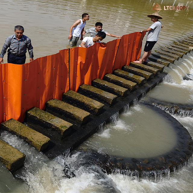 Door Deluge Baffle Barrier Safe Application Breakwater Move Flood Gate ...