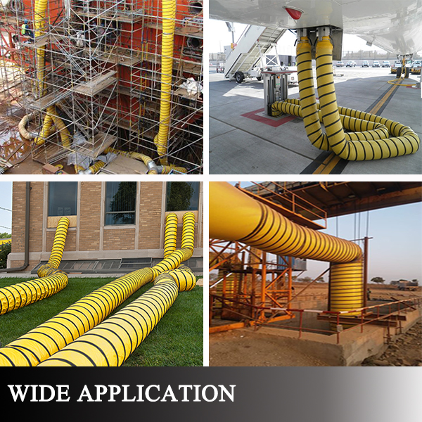Mine Tunnel Ventilation PVC Flexible Ventilation Ducting Vent Tube For ...