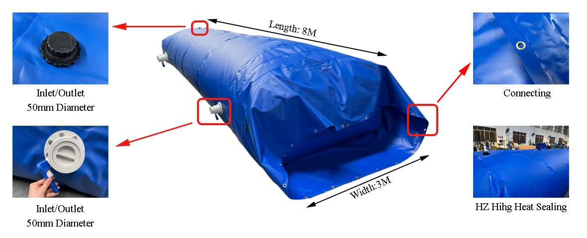 Water Filled Tube Flood Control Barrier Supplier in China - Buy water ...