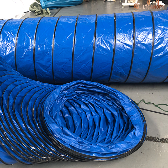Ventilation Duct Flexible PVC Ducting Industrial Pipe Ventilation ...