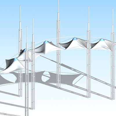 Different Types And Shapes Of Tensile Membrane Structures Fabric ...
